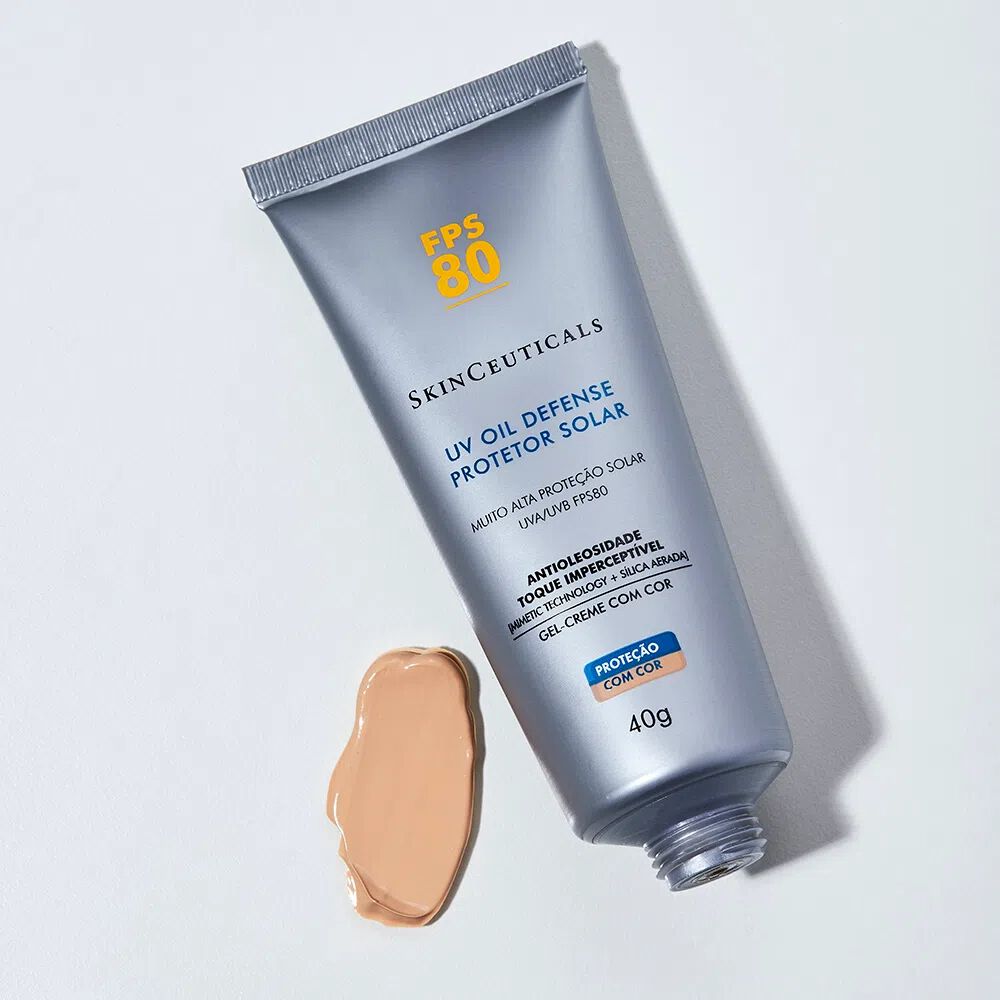 Protetor Solar Facial Com Cor Skinceuticals Uv Oil Defense