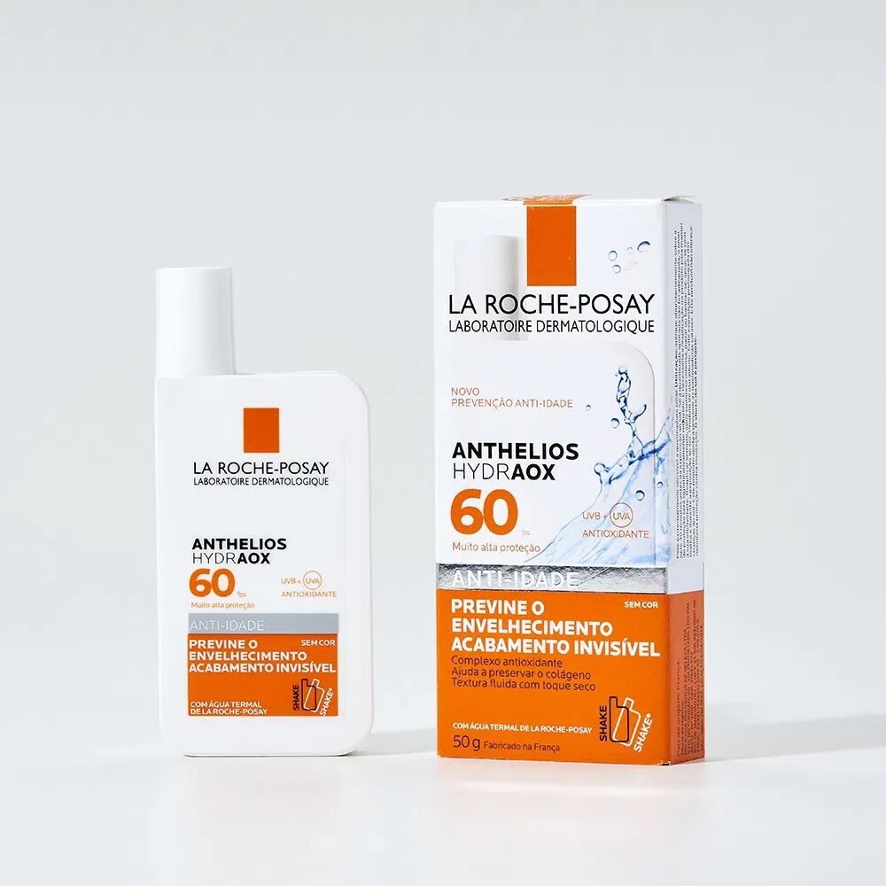 Protetor Solar Facial Anthelios Hydraox Sem Cor FPS60