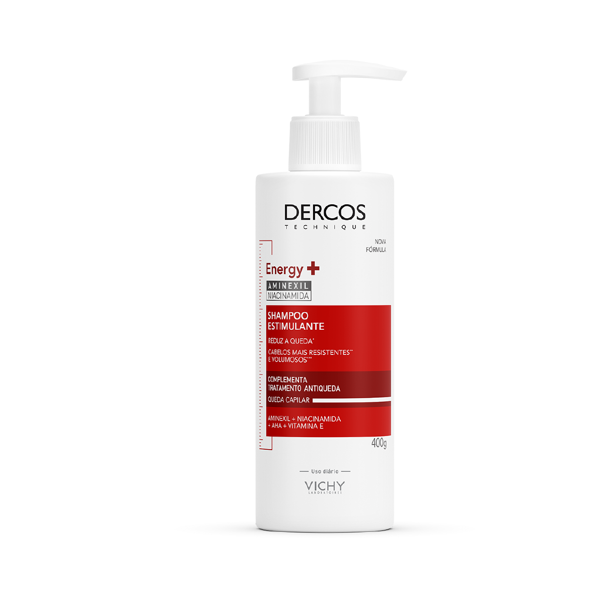 Dercos Energy+: Shampoo Antiqueda Vichy 400G | Dermaclub
