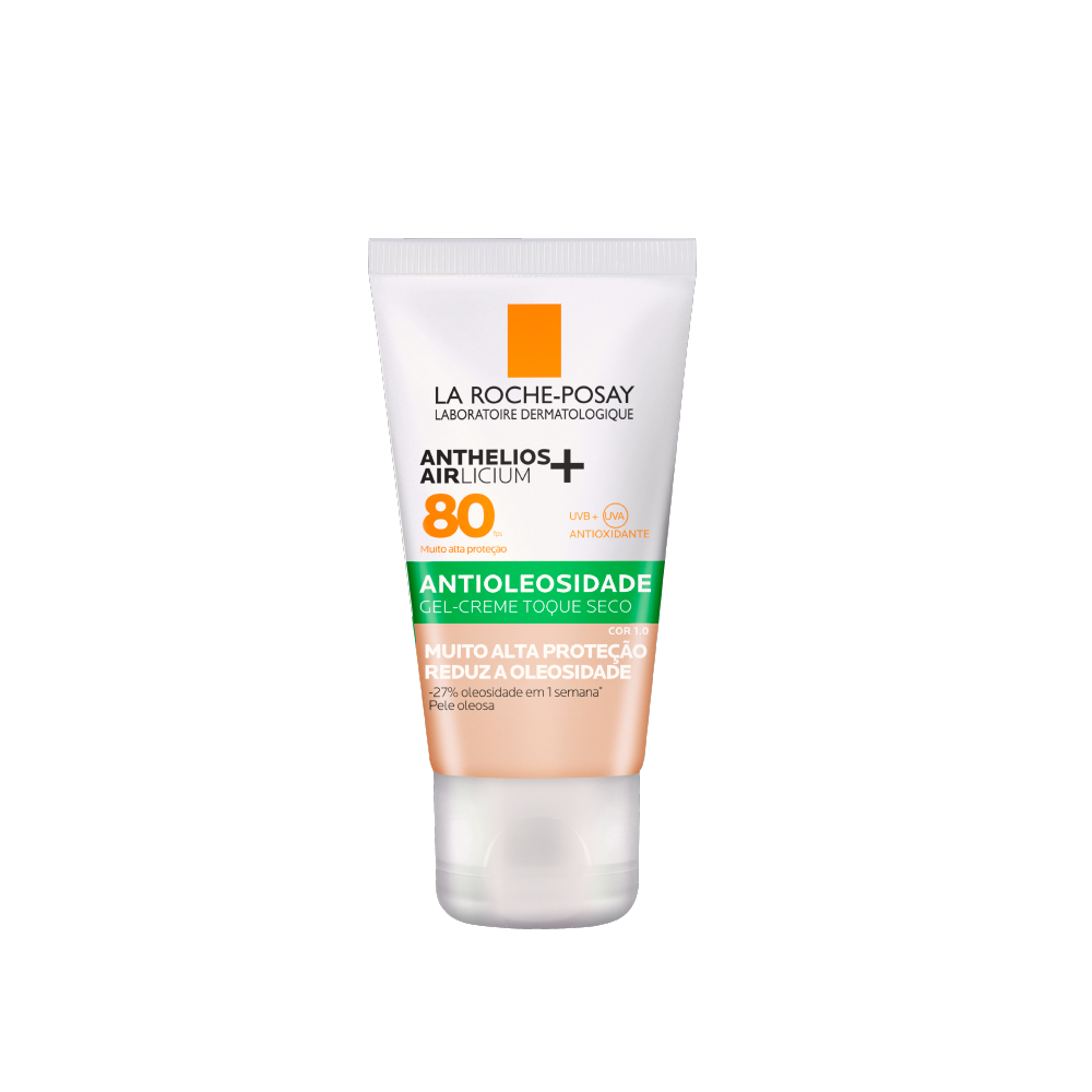 PROTETOR SOLAR FACIAL COM COR ANTHELIOS AIRLICIUM+ FPS80 COR 40G